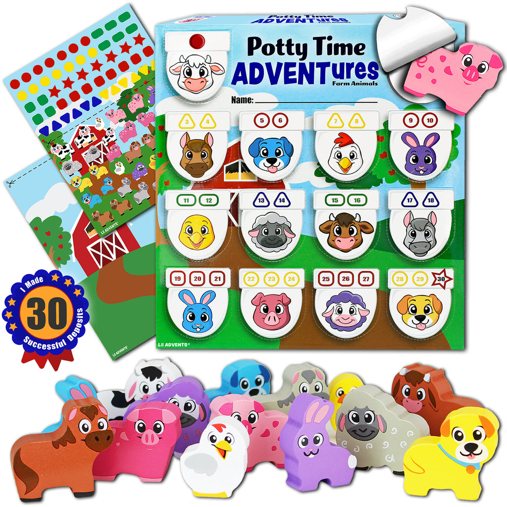 Potty Time ADVENTures - Farm Animals – LilADVENTS