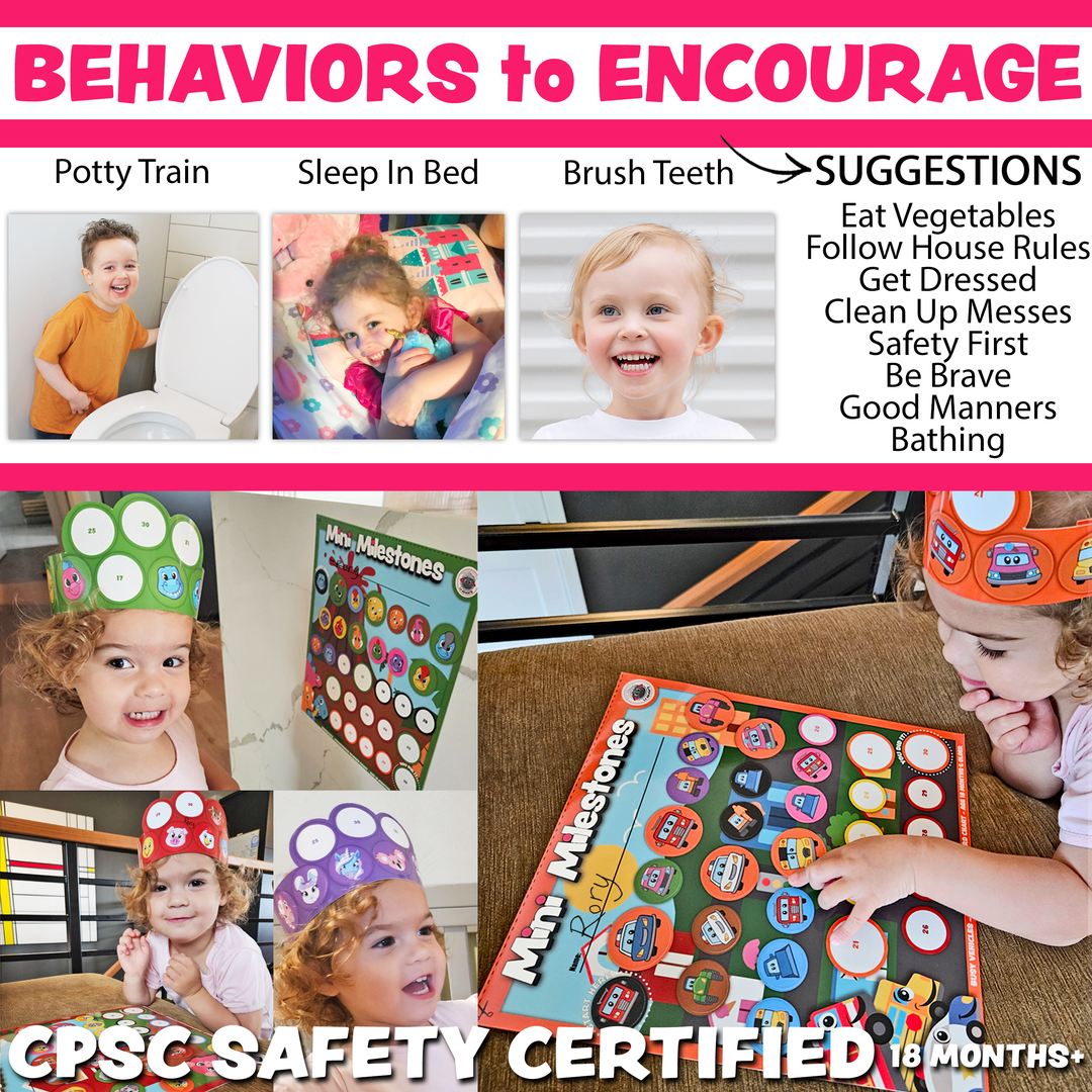 Mini Milestones Potty Training Chart - Busy Vehicles – LilADVENTS